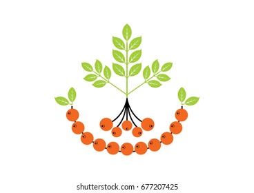 Rowan Icon Logo Modern Line Style Stock Vector (Royalty Free) 677207419