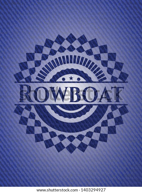 Rowboat Jean Texture Vector Illustration Detailed Stock Vector (Royalty ...