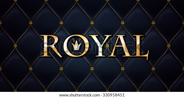 Royal Abstract Quilted Background Diamonds Golden Stock Vector (Royalty ...