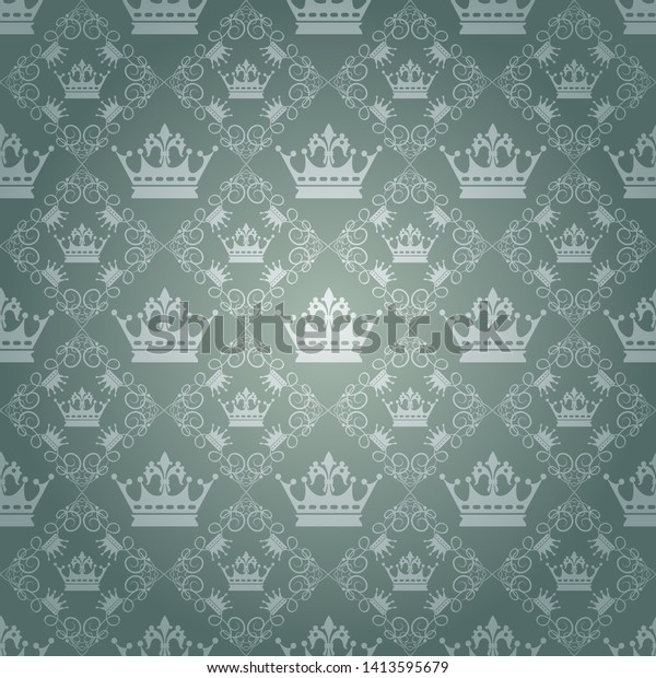 Royal Background Wallpaper Your Design Vector Stock Vector (Royalty ...
