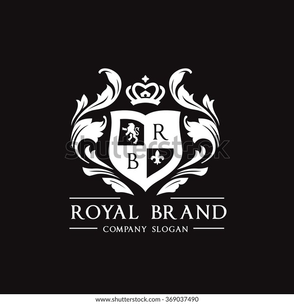 Royal Brand Luxury Crest Logo Template Stock Vector (Royalty Free ...
