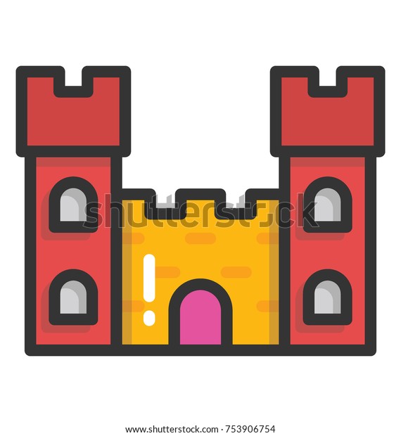 Royal Castle Showing Monarchy Stock Vector (Royalty Free) 753906754 ...