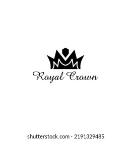 Royal Crown Logo Design Vector Stock Vector (Royalty Free) 2191329485 ...