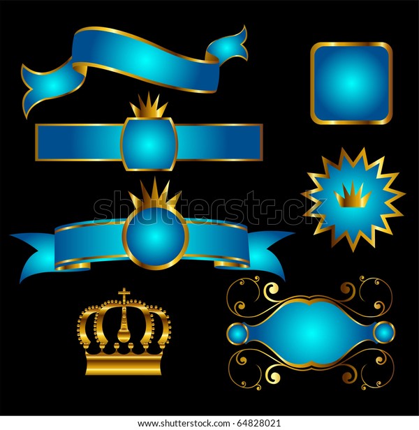 Royal Designing Elements Stock Vector (Royalty Free) 64828021 ...