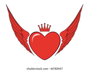 Royal Heart Stock Vector (Royalty Free) 44783947 | Shutterstock