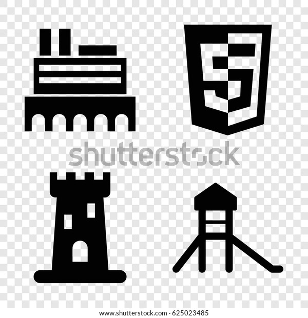 Royal Icons Set Set 4 Royal Stock Vector (Royalty Free) 625023485 ...