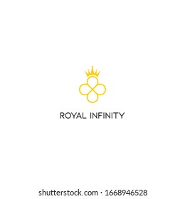 Royal Infinity Logo Infinity Icon Stock Vector (Royalty Free ...