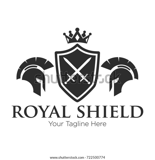 Royal Knight Logo Black Stock Vector (Royalty Free) 722500774 ...