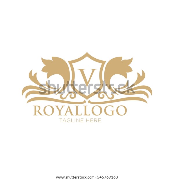 Royal Logo Design Template Stock Vector (Royalty Free) 545769163