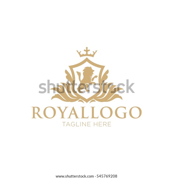 Royal Logo Design Template Stock Vector (Royalty Free) 545769208