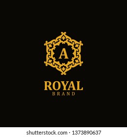 Royal Logo Letter Design Inspiration Vector Stock Vector (Royalty Free ...