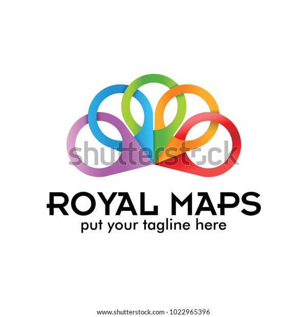 Royal Maps Sharing Logo Icon 스톡 벡터(로열티 프리) 1022965396 | Shutterstock
