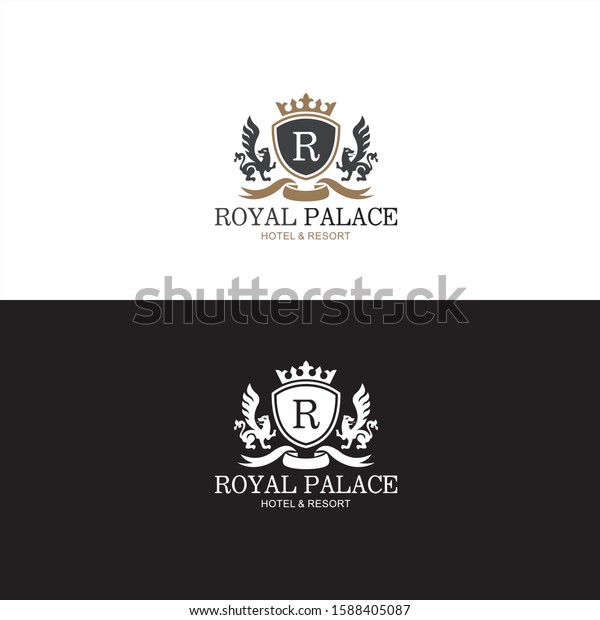 Royal Palace Logo Vcetor Stock Vector (Royalty Free) 1588405087 ...