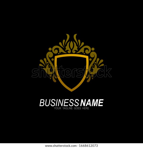Royal professional crest logo or classic logo template, Shield logo ...