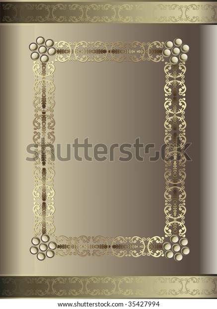Royal Silver Luxury Background Stock Vector (Royalty Free) 35427994
