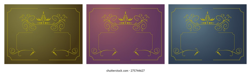 Royal Templates Stock Vector (Royalty Free) 275744627 | Shutterstock