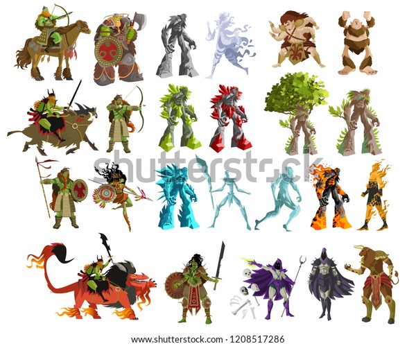 rpg videogame characters enemies