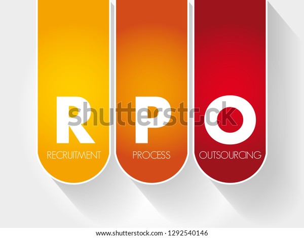 Rpo Recruitment Process Outsourcing Acronym Business Stock Vector ...