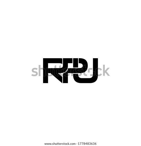 Rpu Letter Original Monogram Logo Design Stock Vector (Royalty Free ...