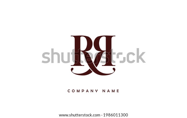 Rr Alphabet Letters Logo Monogram Stock Vector (Royalty Free ...