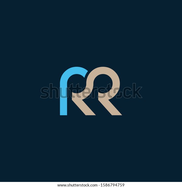 Rr Logo Icon Designs Stock Vector (Royalty Free) 1586794759 | Shutterstock