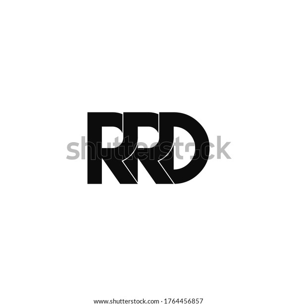 Rrd Letter Original Monogram Logo Design Stock Vector (Royalty Free ...