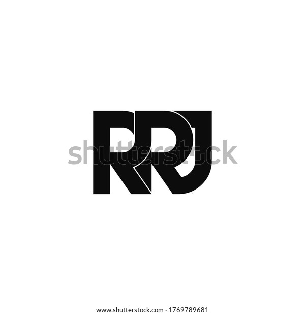 Rrj Letter Original Monogram Logo Design Stock Vector (Royalty Free ...