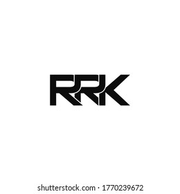Rrk Letter Original Monogram Logo Design Stock Vector (Royalty Free ...
