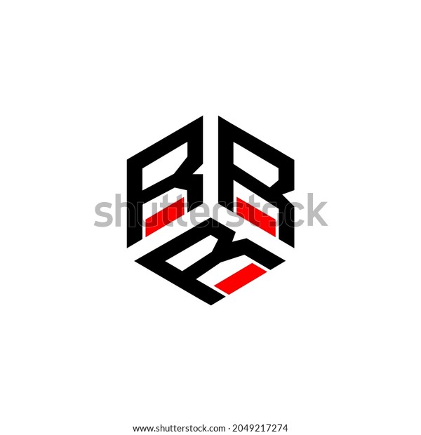 Rrr Letter Logo Design On White Stock Vector (Royalty Free) 2049217274 ...