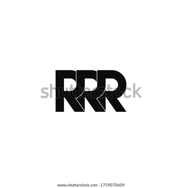 Rrr Letter Original Monogram Logo Design Stock Vector (Royalty Free ...