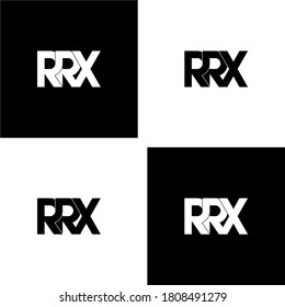 Rrx Letter Original Monogram Logo Design Stock Vector (Royalty Free ...