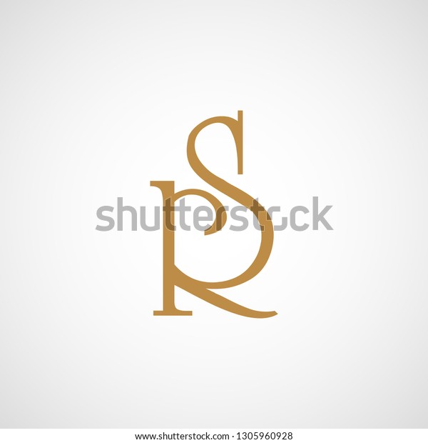 Rs Gold Logo Stock Vector (Royalty Free) 1305960928 | Shutterstock