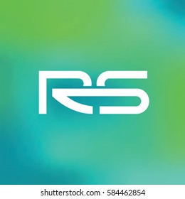 R S Logo Design Stock Vector (Royalty Free) 371692168