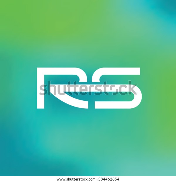 Rs Lines Logo Design Stock Vector (Royalty Free) 584462854 | Shutterstock