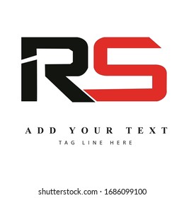 Rs Logo Design Illustration Vector Art Stock Vector (Royalty Free ...