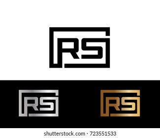 Rs Logo Letter Design Vector Red Stock Vector (Royalty Free) 723551533 ...