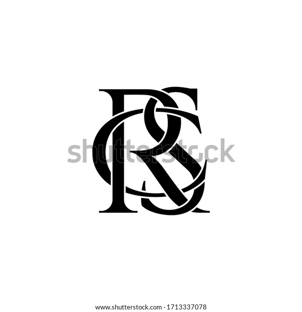 rsc 문자 원본 고정 로고 디자인 스톡 벡터(로열티 프리) 1713337078 | Shutterstock