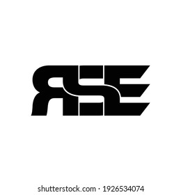 Rse Letter Monogram Logo Design Vector Stock Vector (Royalty Free ...