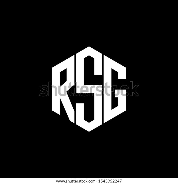 Rsg Letter Logo Design Polygon Monogram Stock Vector (Royalty Free ...
