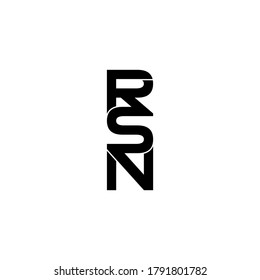 rsn 원래 모노그램 로고 디자인 스톡 벡터(로열티 프리) 1791801782 | Shutterstock