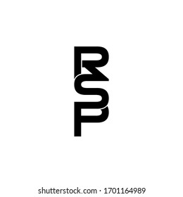 Rsp Letter Original Monogram Logo Design Stock Vector (Royalty Free ...