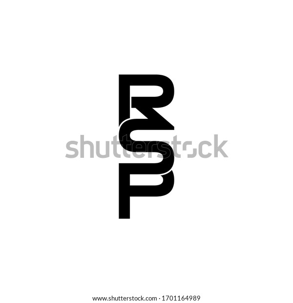 Rsp Letter Original Monogram Logo Design Stock Vector (Royalty Free ...