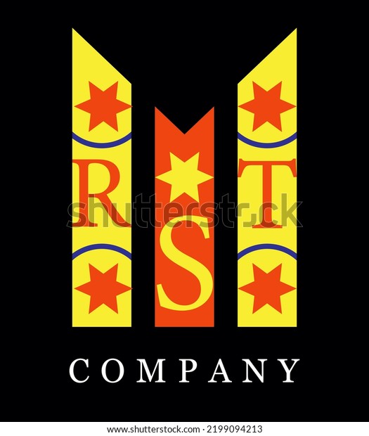 Rst Logo Red Yellow Colours Stock Vector (Royalty Free) 2199094213 ...