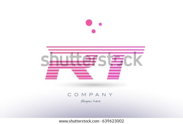 Rt R T Alphabet Letter Logo Stock Vector (Royalty Free) 639623002