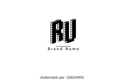 Ru Ur R U Abstract Vector Stock Vector (Royalty Free) 2181519951 ...