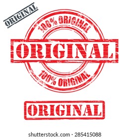 Rubber Stamp Design Original Stock Vector (Royalty Free) 285415088 ...