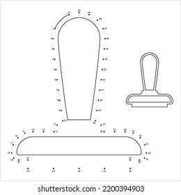 Rubber Stamp Icon Dot Dot Vulcanized Stock Vector (Royalty Free ...