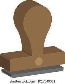3d Render Cartoon Character Stamp Stock Illustration 55516441 ...