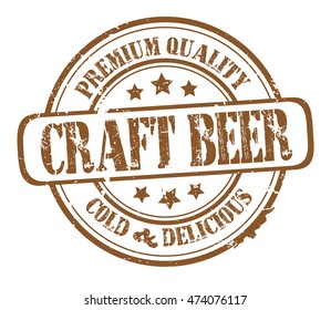 Rubber Stamp Text Craft Beer Premium Stock Vector (Royalty Free ...
