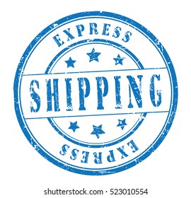 Rubber Stamp Text Express Shipping On Stock Vector (Royalty Free ...